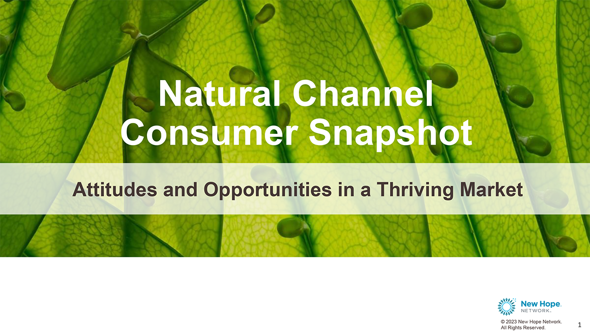 Consumer Snapshot: Natural Channel Shopper | New Hope Network